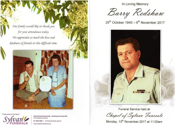 Barry REDSHAW – RTFV 35SQN